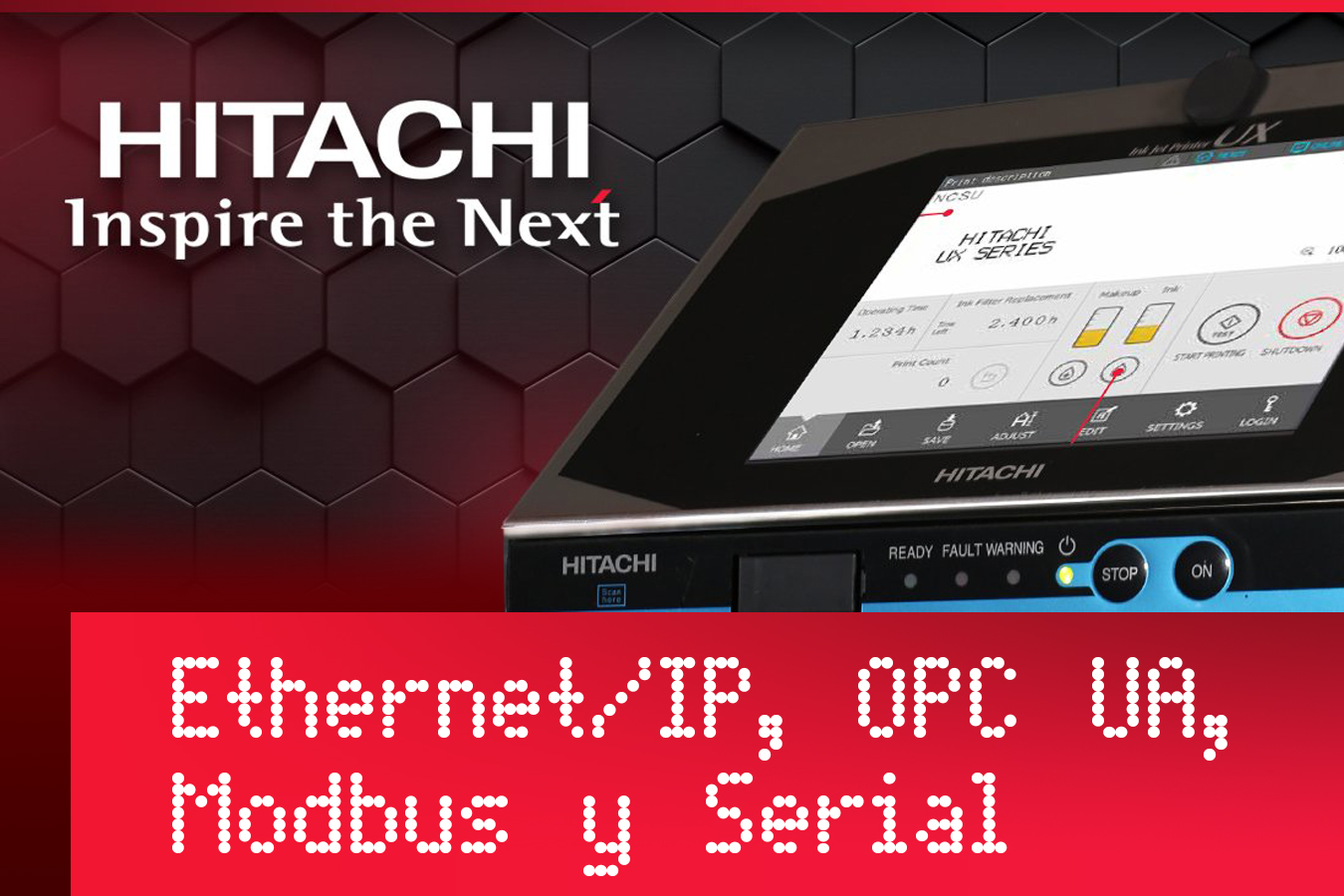 Soluciones de comunicación perfectas para tus líneas de producción con las codificadoras INKJET ...