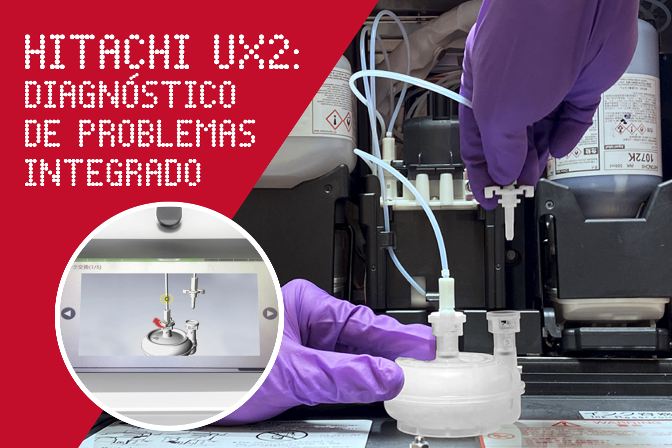 Diagnóstico de problemas integrado en las codificadoras INKJET HITACHI ...